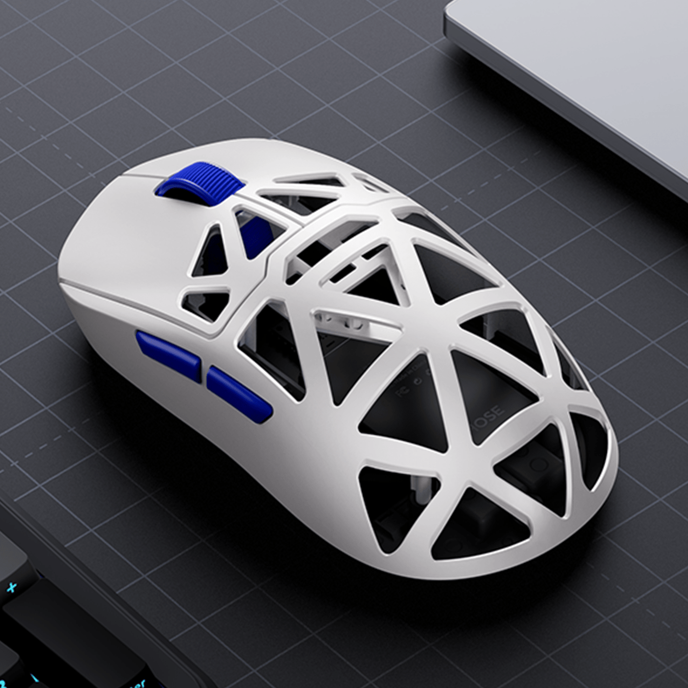 MCHOSE AX5 Pro Max Magnesium Alloy Wireless 鎂鋁合金無線電競滑鼠 - 粉紅色 Pink